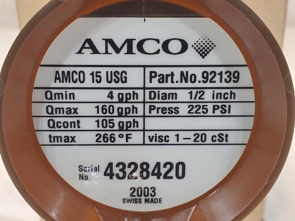 Honeywell Amco 15 Direct Read Oil Meter Type: 92139