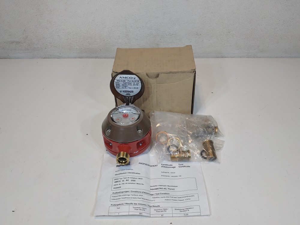 Honeywell Amco 15 Direct Read Oil Meter Type: 92139