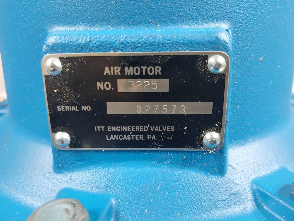 ITT Grinnell 3225 Air Motor Pneumatic Valve Actuator Flanged