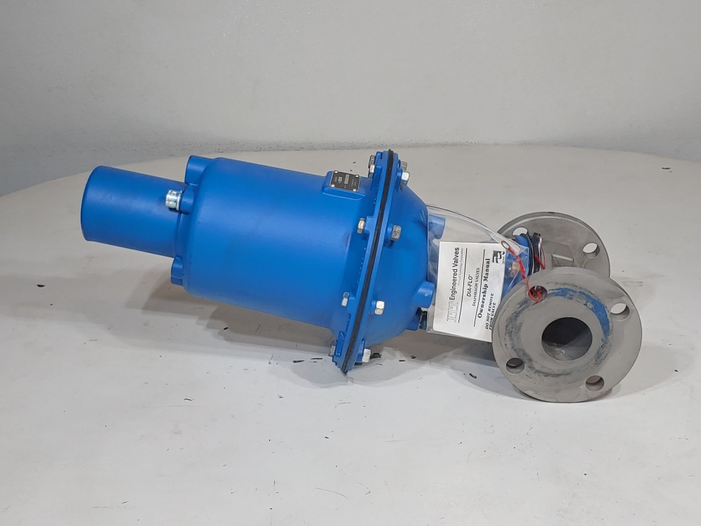 ITT Grinnell 3225 Air Motor Pneumatic Valve Actuator Flanged