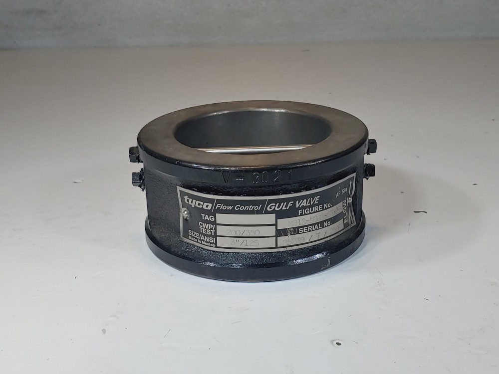 Tyco Flow Control Gulf 3" Wafer Check Valve MB12-5081-SF-13J