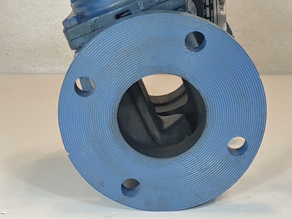 DEZURIK 9431967R003 CI NBR 3" 175# Flanged Gear Operated Plug Valve