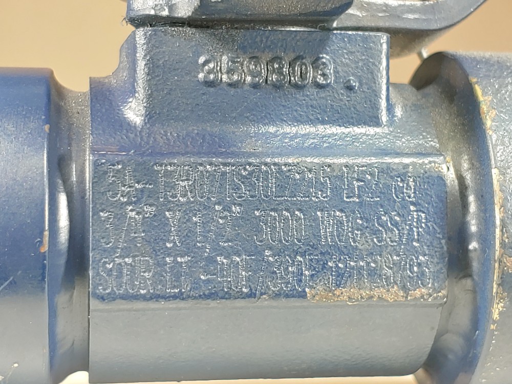 Nutron 3/4"Thrd X SW 3000 WOG SS/P LF2/NACE Ball Valve