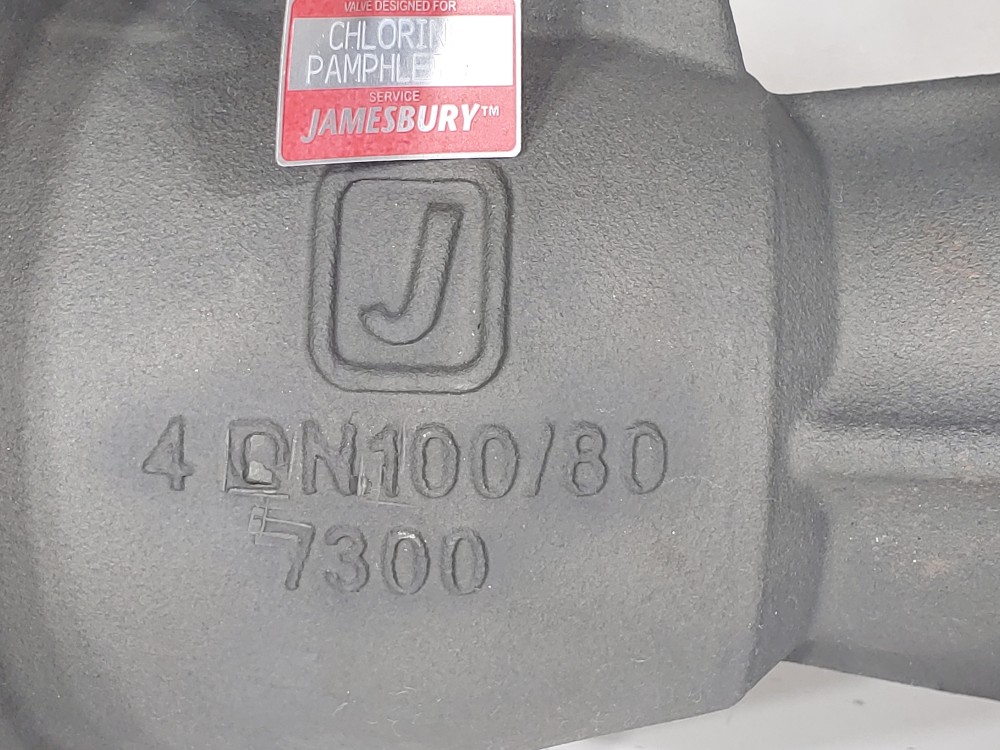 Jamesbury 4" 300# Chlorine Service RF Ball Valve 47300C312271XTZ1