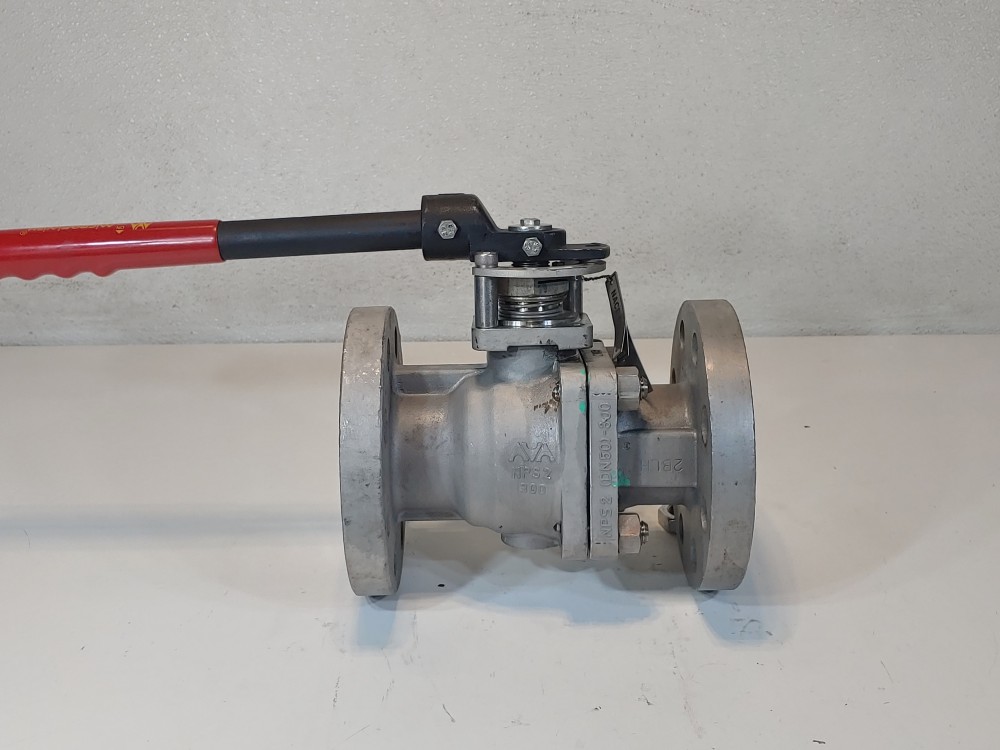 MicroFinish Valves 2" 300# 2-PC RF CF8M Ball Valve