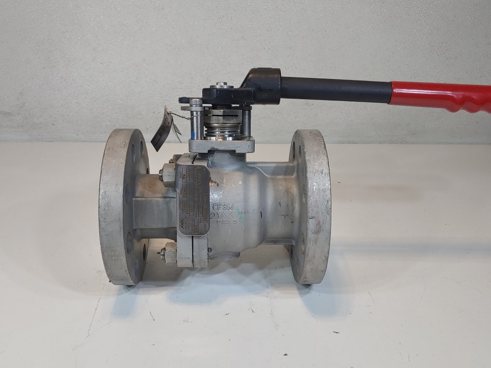 MicroFinish Valves 2" 300# 2-PC RF CF8M Ball Valve