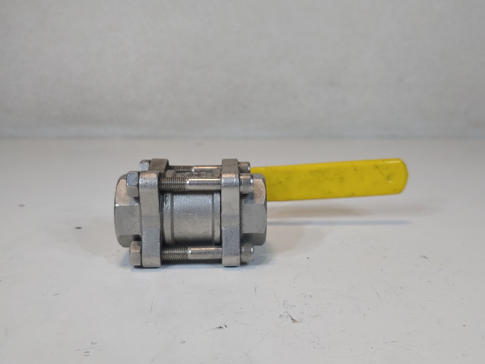 Apollo 3/4" 1000 WOG RP CF8M 3-PC Threaded Ball Valve Figure#: 85-100-01