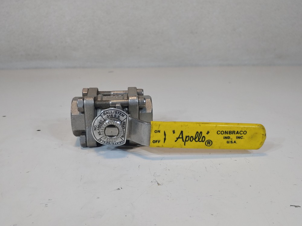 Apollo 3/4" 1000 WOG RP CF8M 3-PC Threaded Ball Valve Figure#: 85-100-01