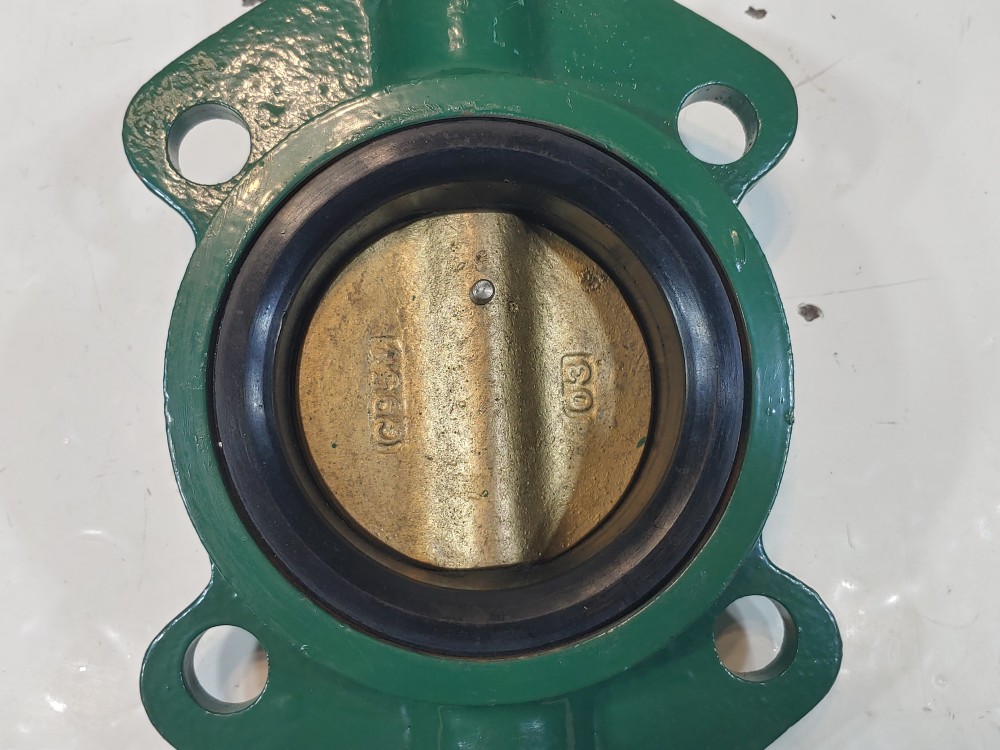 Stockham 3" 200 PSI Cast Iron Body, Alum BR Disc Butterfly Valve LZ512 ...