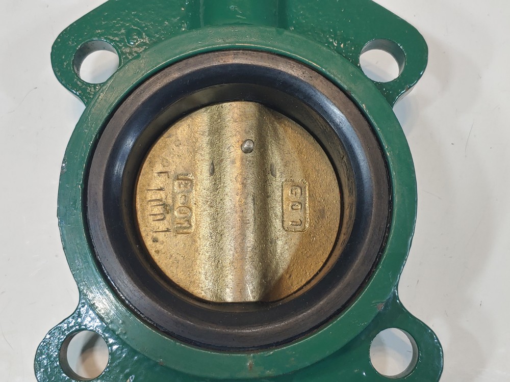 Stockham 3" 200 PSI Cast Iron Body, Alum BR Disc Butterfly Valve LZ512 ...