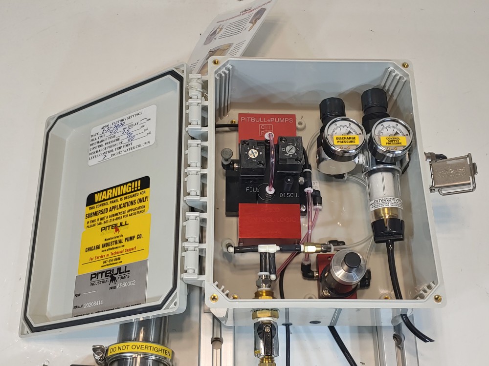 Pitbull AP300G2 All Pneumatic Submersible Pump Control Panel