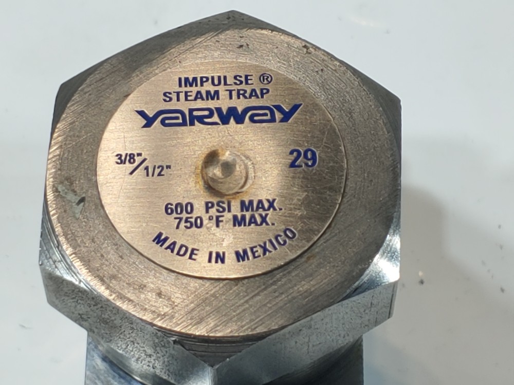 Yarway Type 29 Impulse Steam Trap 3/8" - 1/2"