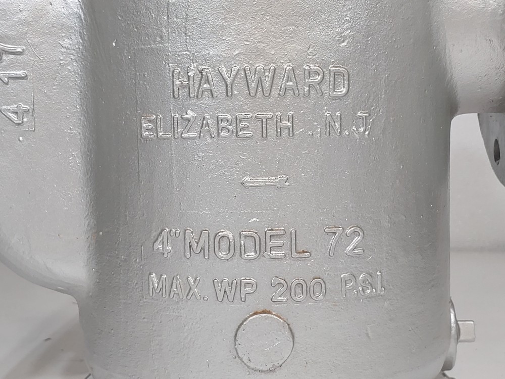 Hayward 4" 150# RF WCB Model 72 Simplex Strainer ST072040BR30OV