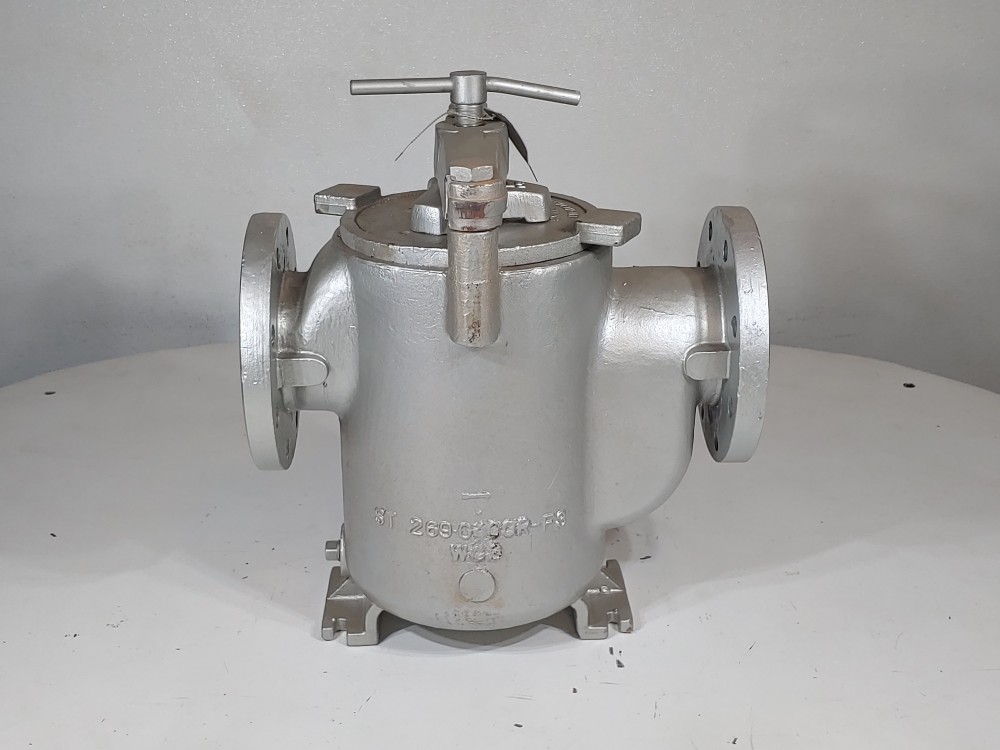 Hayward 4" 150# RF WCB Model 72 Simplex Strainer ST072040BR30OV