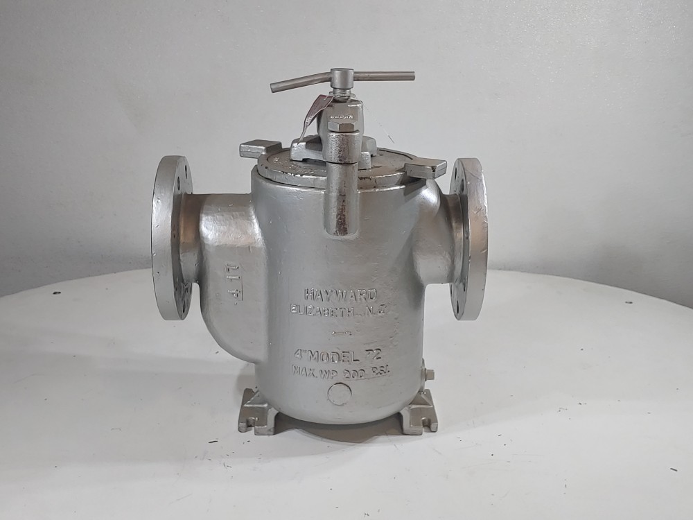 Hayward 4" 150# RF WCB Model 72 Simplex Strainer ST072040BR30OV