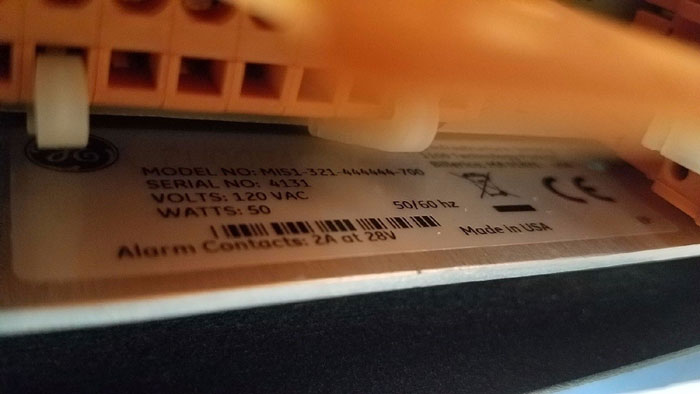 GE INFRASTRUCTURE SENSING MOISTURE IMAGE SERIES 1 HYGROMETER MIS1-321 ...