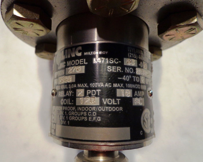 LINC ELECTRIC LEVEL CONTROL - MODEL L471SC