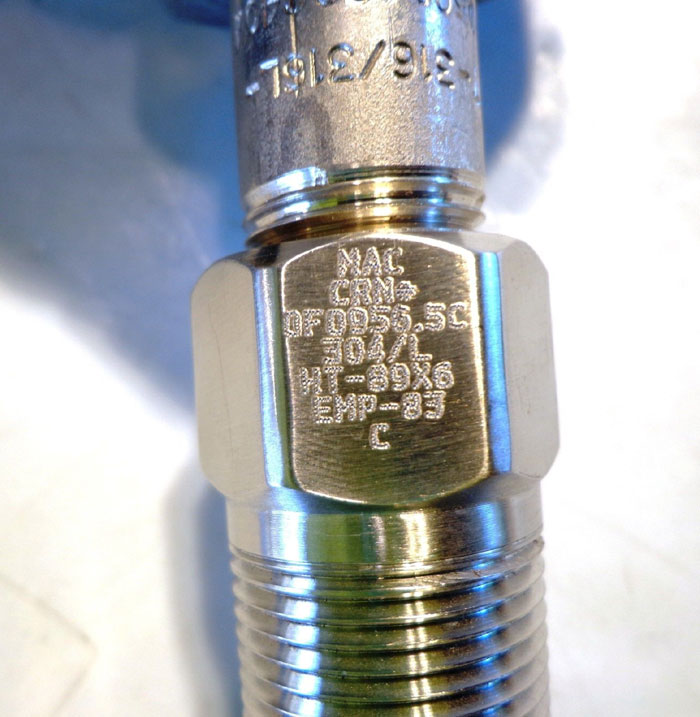 F.W. MURPHY RTD TRANSMITTER w/ THERMOWELL - MODEL TCK-345
