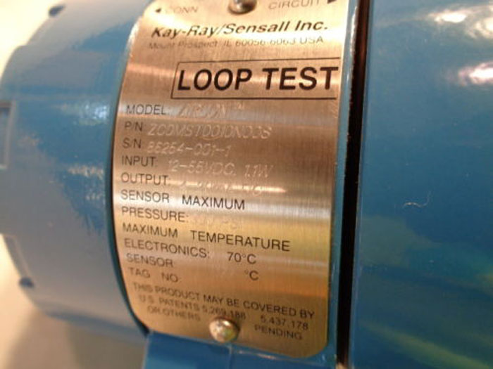 KAY-RAY/SENSALL ZIRCON LEVEL SENSING SYSTEM