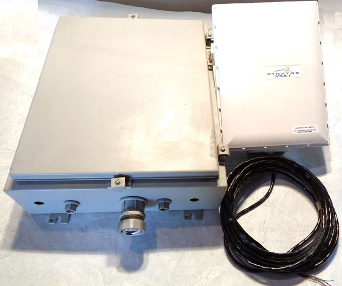LOT OF (2) PAIRED WIRELESS MATRIX/STRATOS VSAT SATELLITE MODEM W/ M2M ...