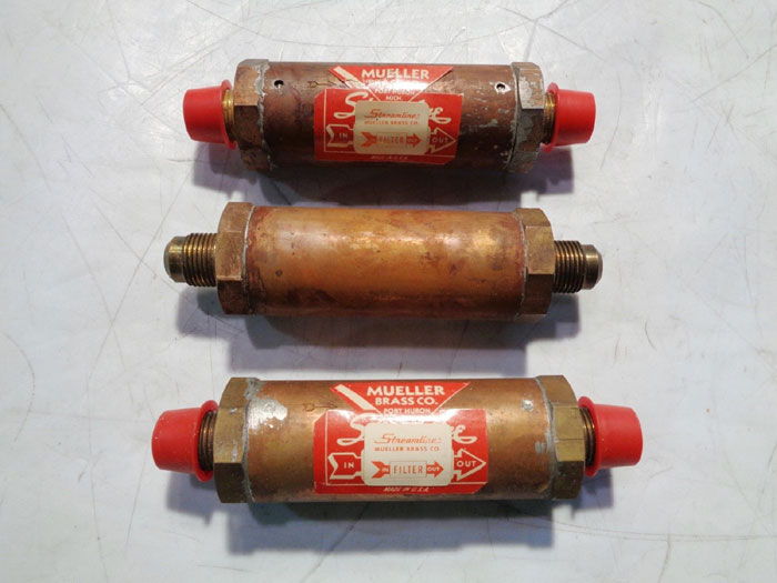 LOT OF (3) MUELLER STREAMLINE FILTERS #A-13714
