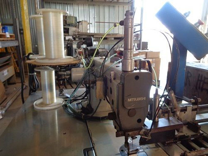 B&B MANUFACTURING INC VERTI-SEW w/ MITSUBISHI SEWING MACHINE