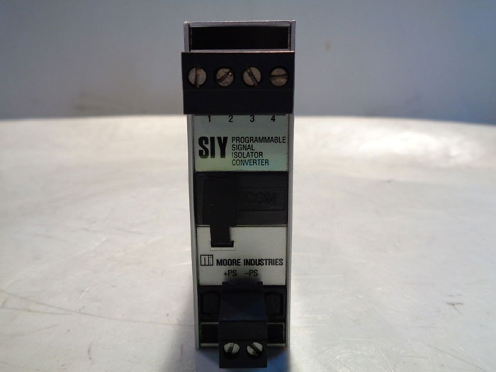 MOORE SIY PROGRAMMABLE SIGNAL ISOLATOR CONVERTER SIY/PRG/4-20MA/10-42DC ...