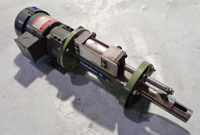 GUSTAFSON SOLIDS SAMPLER MODEL B W/ DAYTON SPLIT PHASE GEAR MOTOR 6K325A