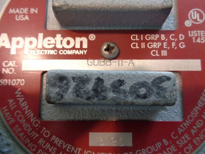 SENSALL CONTROL UNIT W/ APPLETON JUNCTION BOX