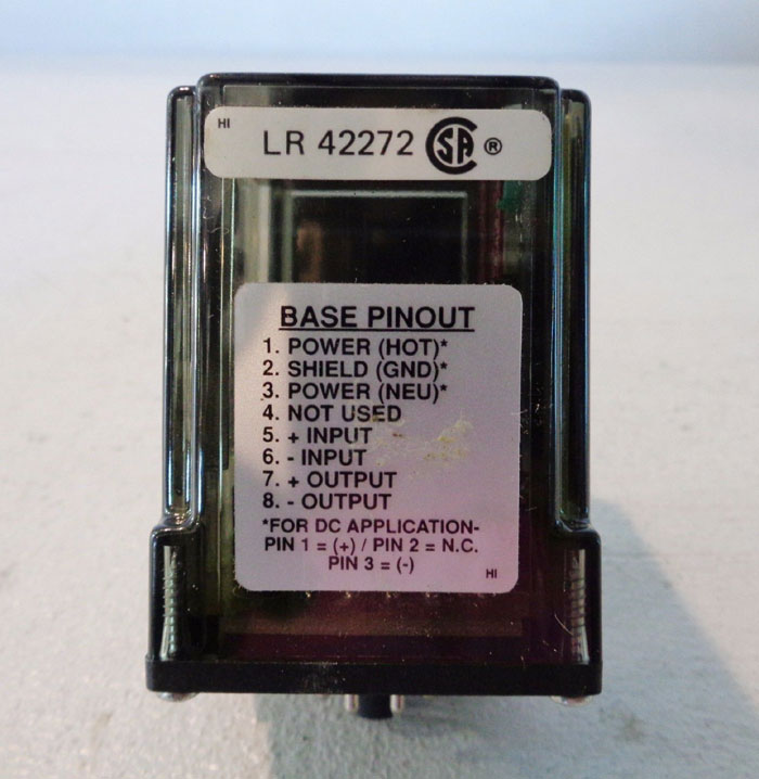 ACTION PAK DC INPUT FIELD CONFIGURABLE ISOLATOR - MODEL 4380-2000
