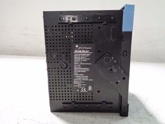 GE GENERAL ELECTRIC SR469 MOTOR MANAGEMENT RELAY 469-P5-HiA20-T