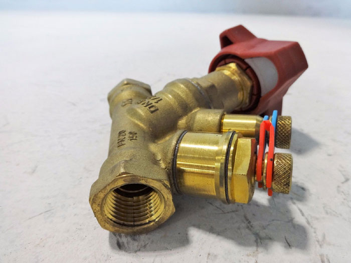 Lot of (3) Stad 150# Balancing Valves - Size 1/2"NPT, 3/4" Socket & 1 ...