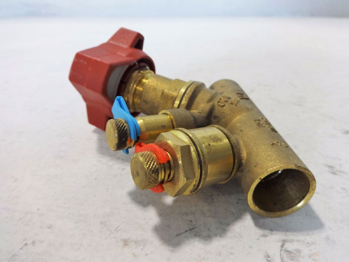 Lot of (3) Stad 150# Balancing Valves - Size 1/2"NPT, 3/4" Socket & 1 ...