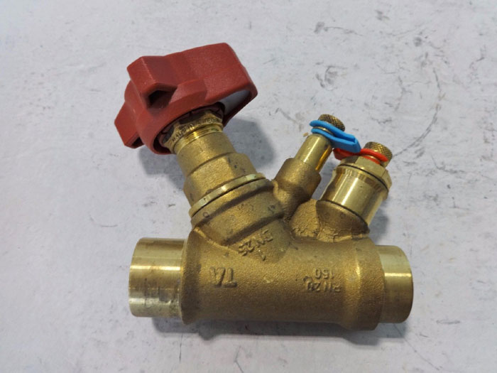 Lot of (3) Stad 150# Balancing Valves - Size 1/2"NPT, 3/4" Socket & 1 ...