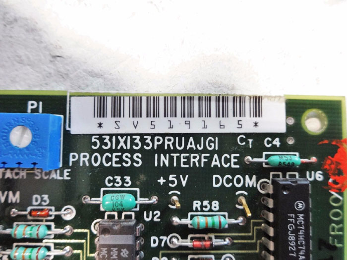 GE PROCESS INTERFACE BOARD 531X133PRUAJG1