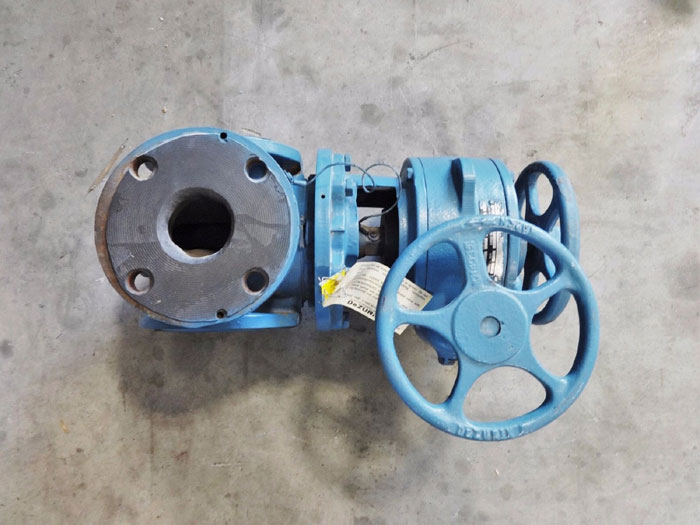 DEZURIK 3" 4-WAY PLUG VALVE - FIGURE PFW, ITEM 81355, PART 9253547