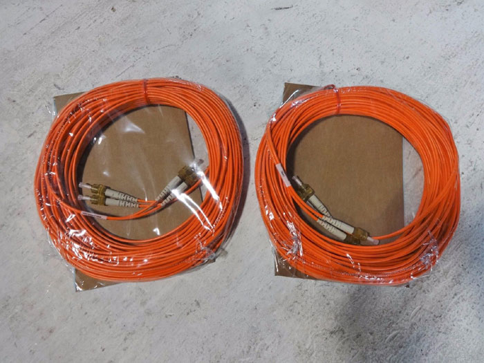 LOT OF (7) SEL CORNING OFS FIBER OPTIC CABLES 62.5/125 & 62.5/200
