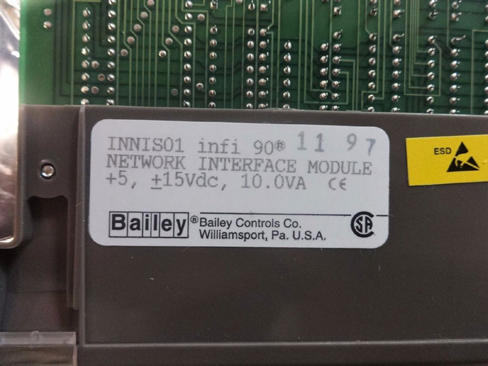 BAILEY CONTROLS NETWORK INTERFACE MODULE INFI 90 INNIS01
