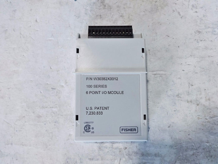 FISHER 6-POINT I/O MODULE W30382X0012