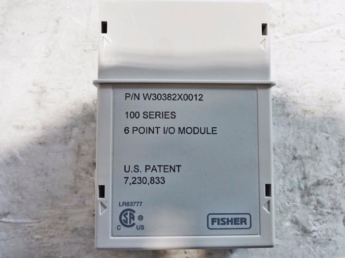 FISHER 6-POINT I/O MODULE W30382X0012