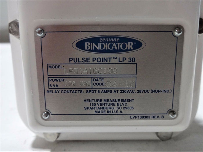 GENUINE BINDICATOR PULSE POINT LP 30 LEVEL CONTROL LP31A1GC100