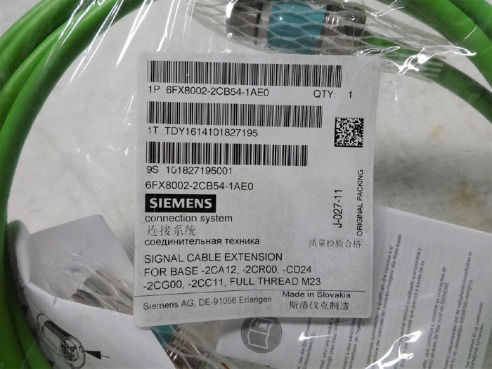 SIEMENS MOTION CONNECT 800PLUS SIGNAL CABLE EXTENSION 6FX8002-2CB54-1AE0