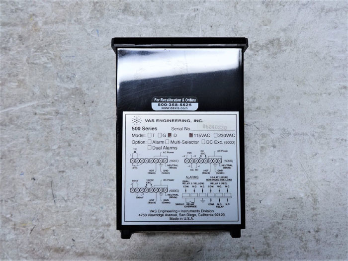VAS ENGINEERING SERIES 500 DORIC DIGITAL PANEL INDICATOR 500D