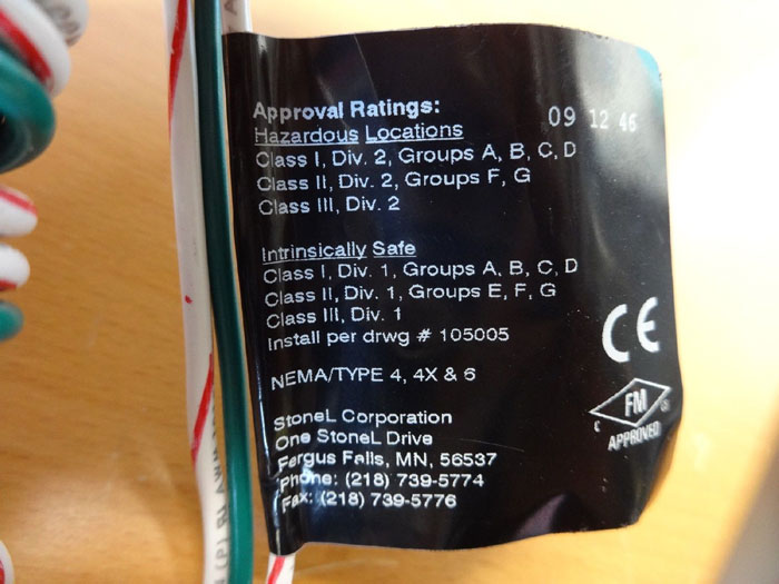 STONEL HAWKEYE SOLID STATE PROXIMITY SENSOR HK3077SR