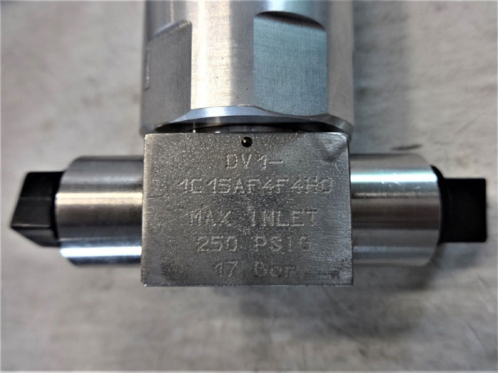 GO DIAPHRAGM VALVE, 250 PSIG, DV1-1C15AF4F4H0