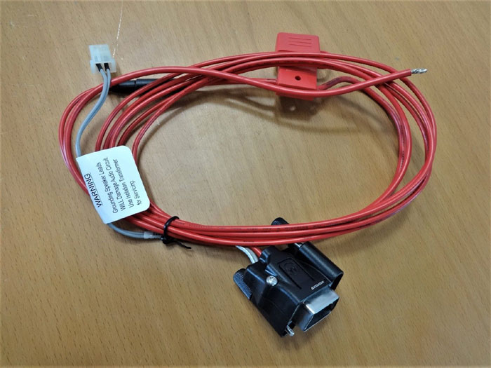 LOT OF (9) ASSORTED CONNECTOR CABLES FOR MICRO MOTION, MOTOROLA & MORE