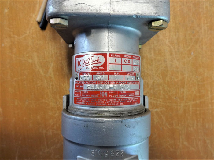 KILLARK RECEPTACLE PLUG KRAJT-2303 W/ ELECTROLET AJT-2