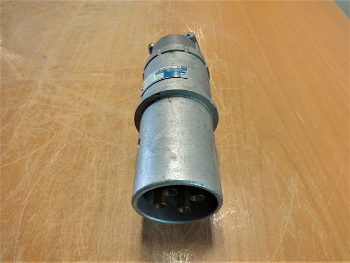 KILLARK WP-1004E4567 PIN & SLEEVE RECEPTACLE PLUG 600V, 100A, 3W, 4P
