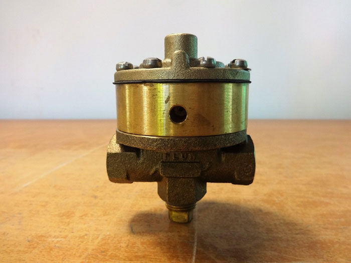 LOT OF 2 CLA VAL 3 8 BRONZE POWERTROL VALVES 100 02 126J 12351D