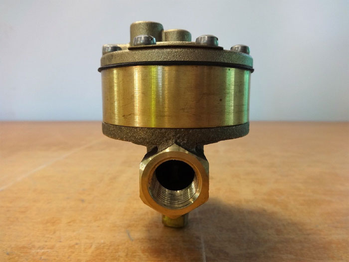 LOT OF 2 CLA VAL 3 8 BRONZE POWERTROL VALVES 100 02 126J 12351D